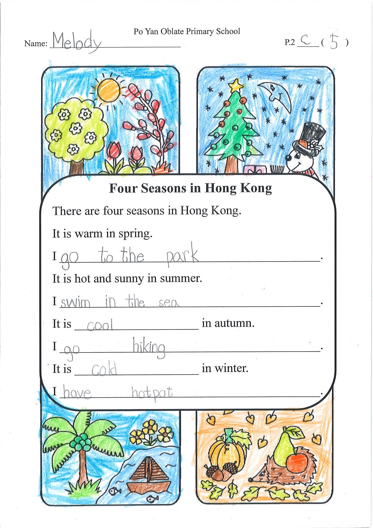 2021-22 2C Pupils Work