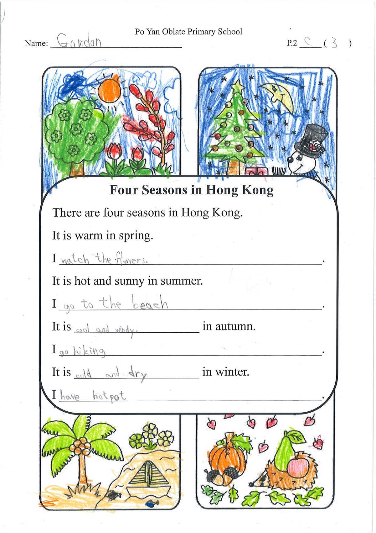 2021-22 2C Pupils Work