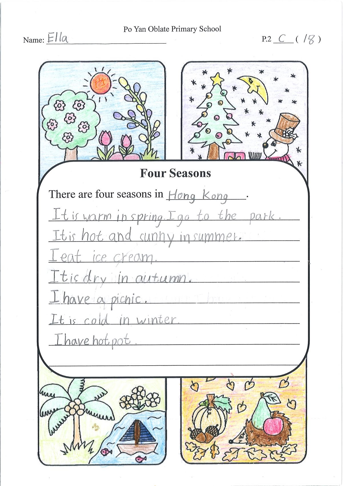 2021-22 2C Pupils Work