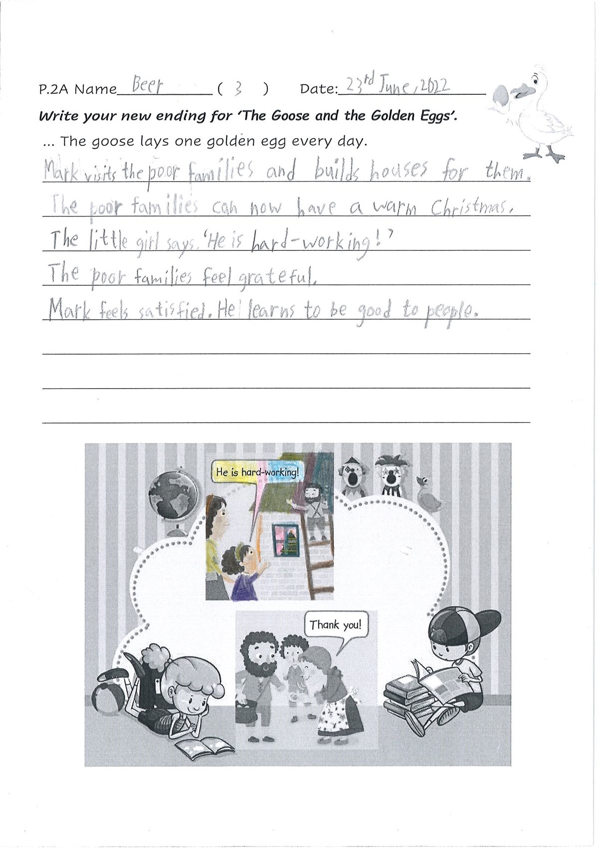 2021-22 2A Pupils Work