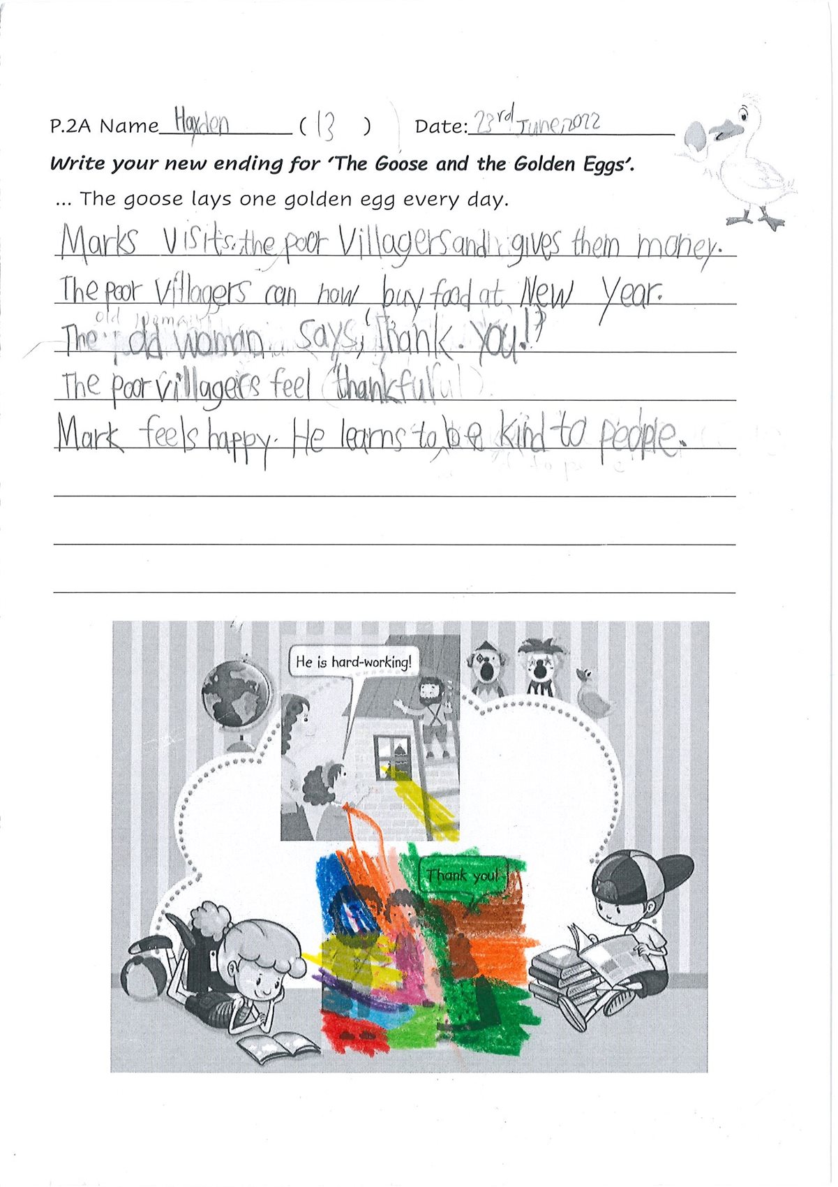 2021-22 2A Pupils Work