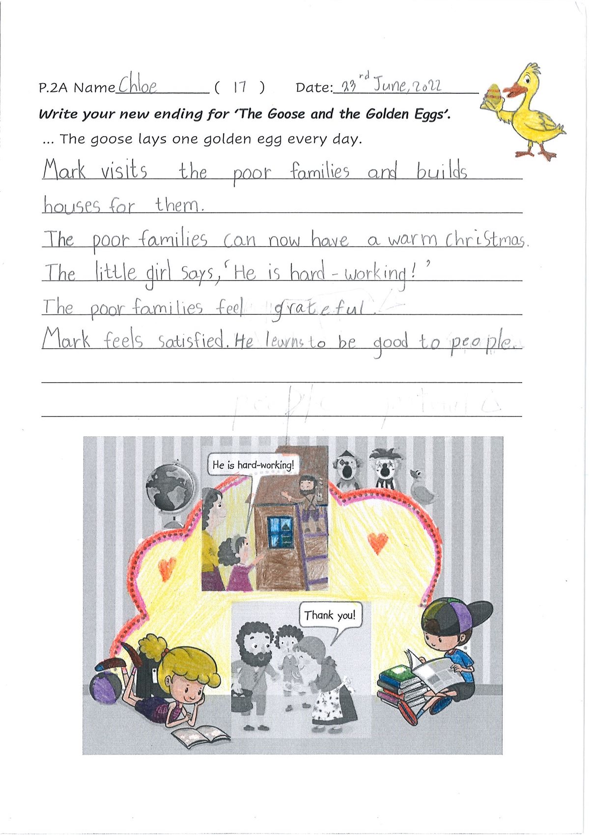 2021-22 2A Pupils Work