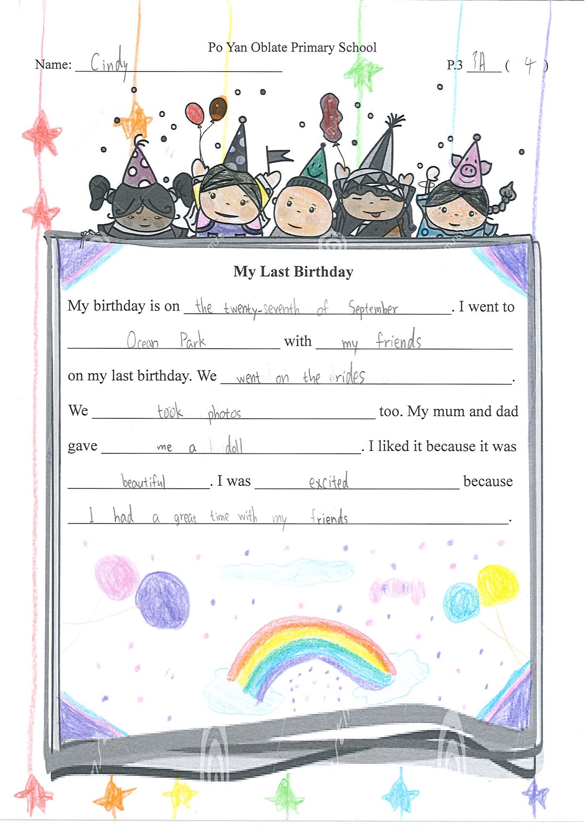 2021-22 3A Pupils Work