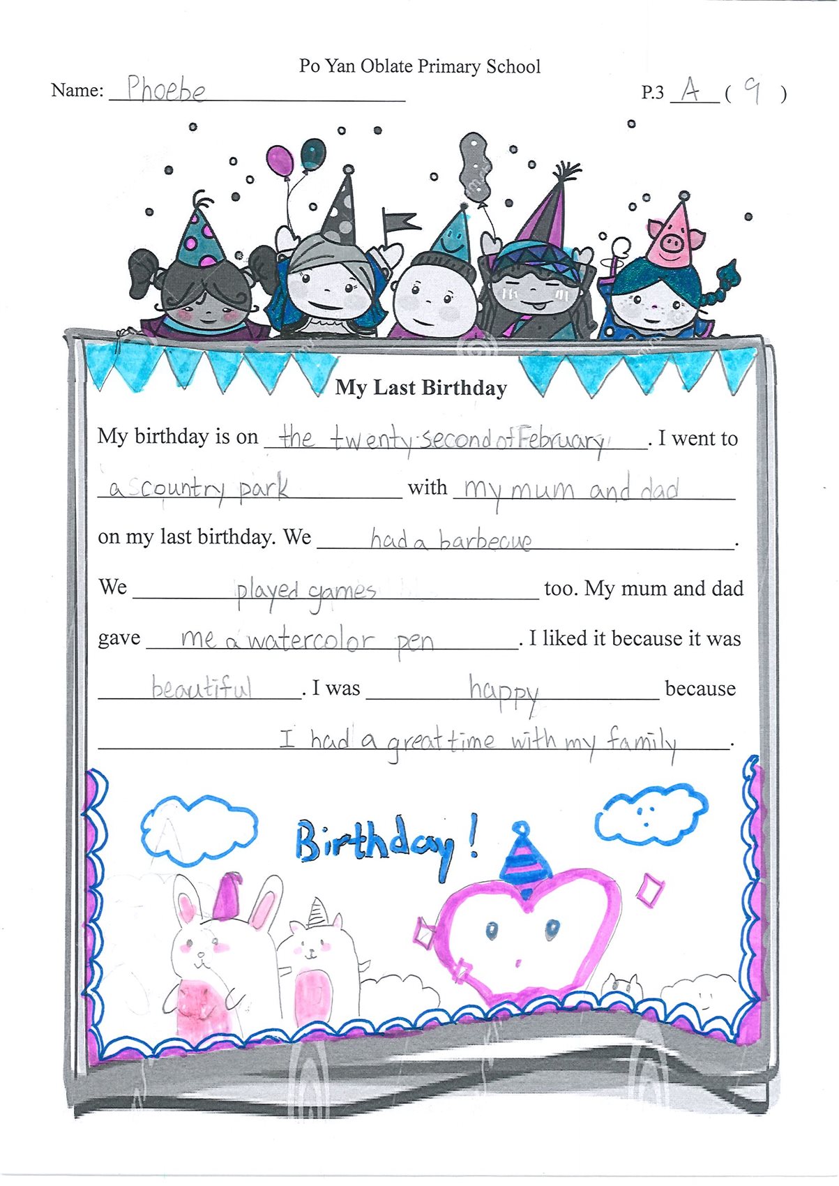 2021-22 3A Pupils Work