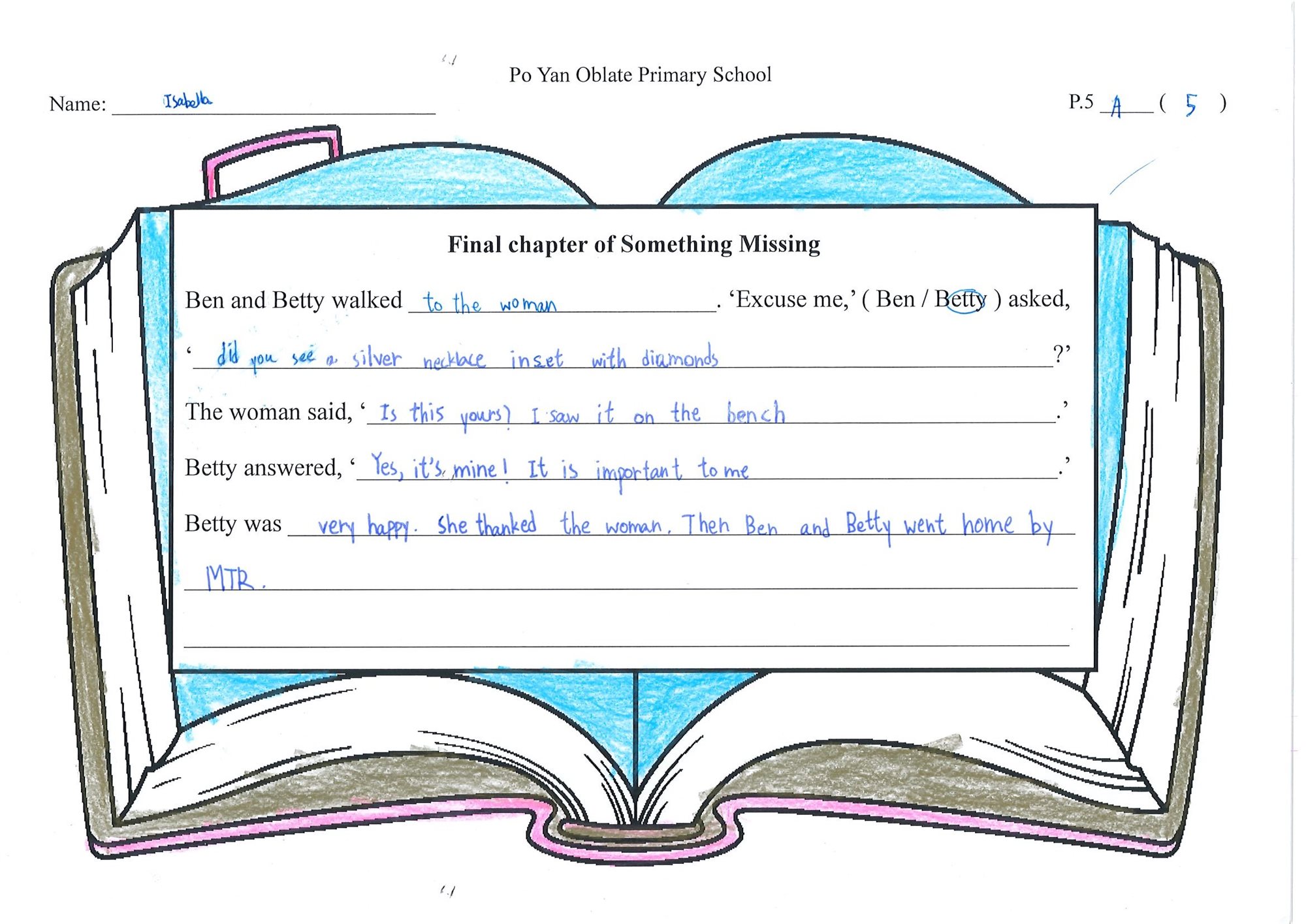 2021-22 5A Pupils Work