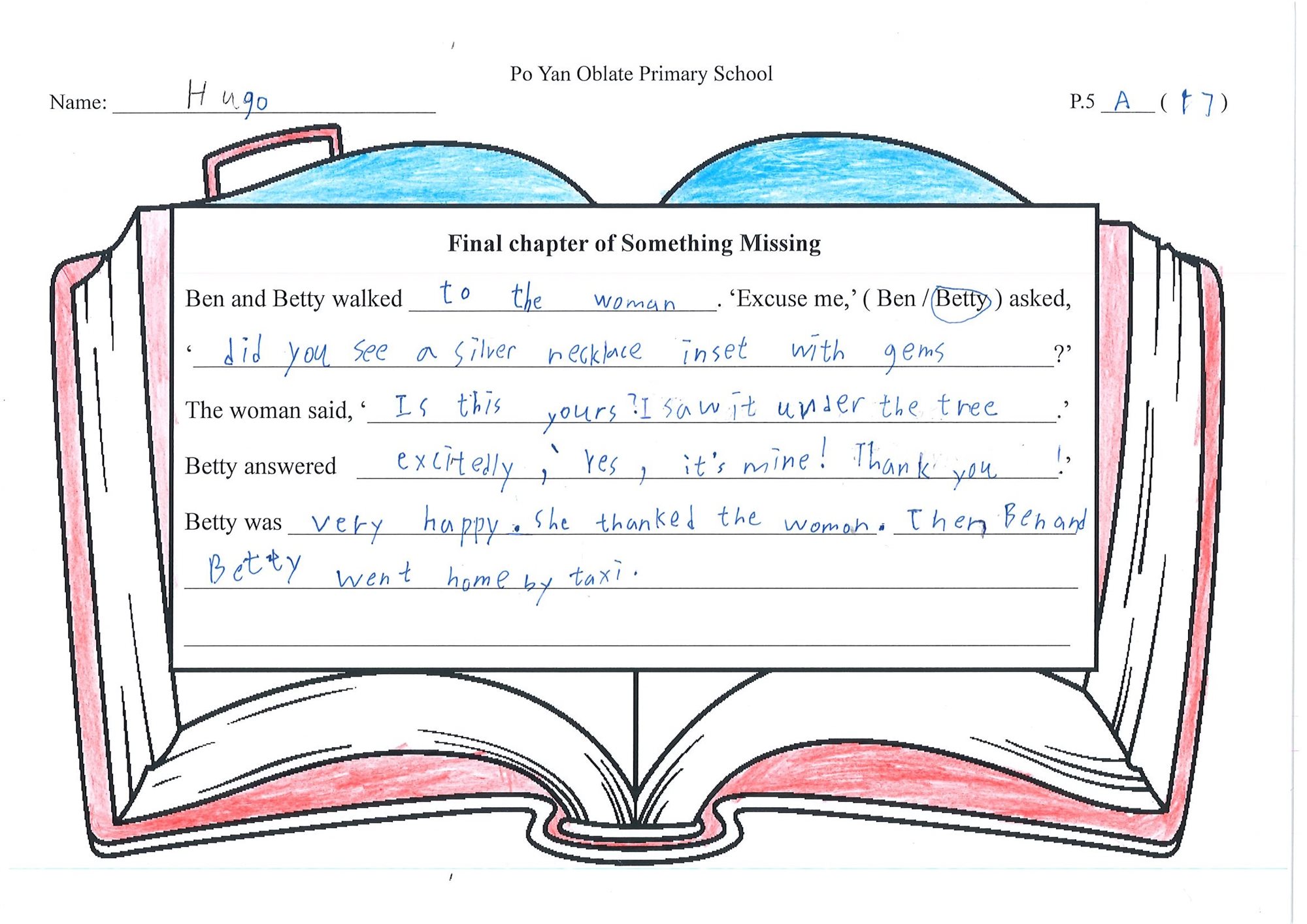 2021-22 5A Pupils Work