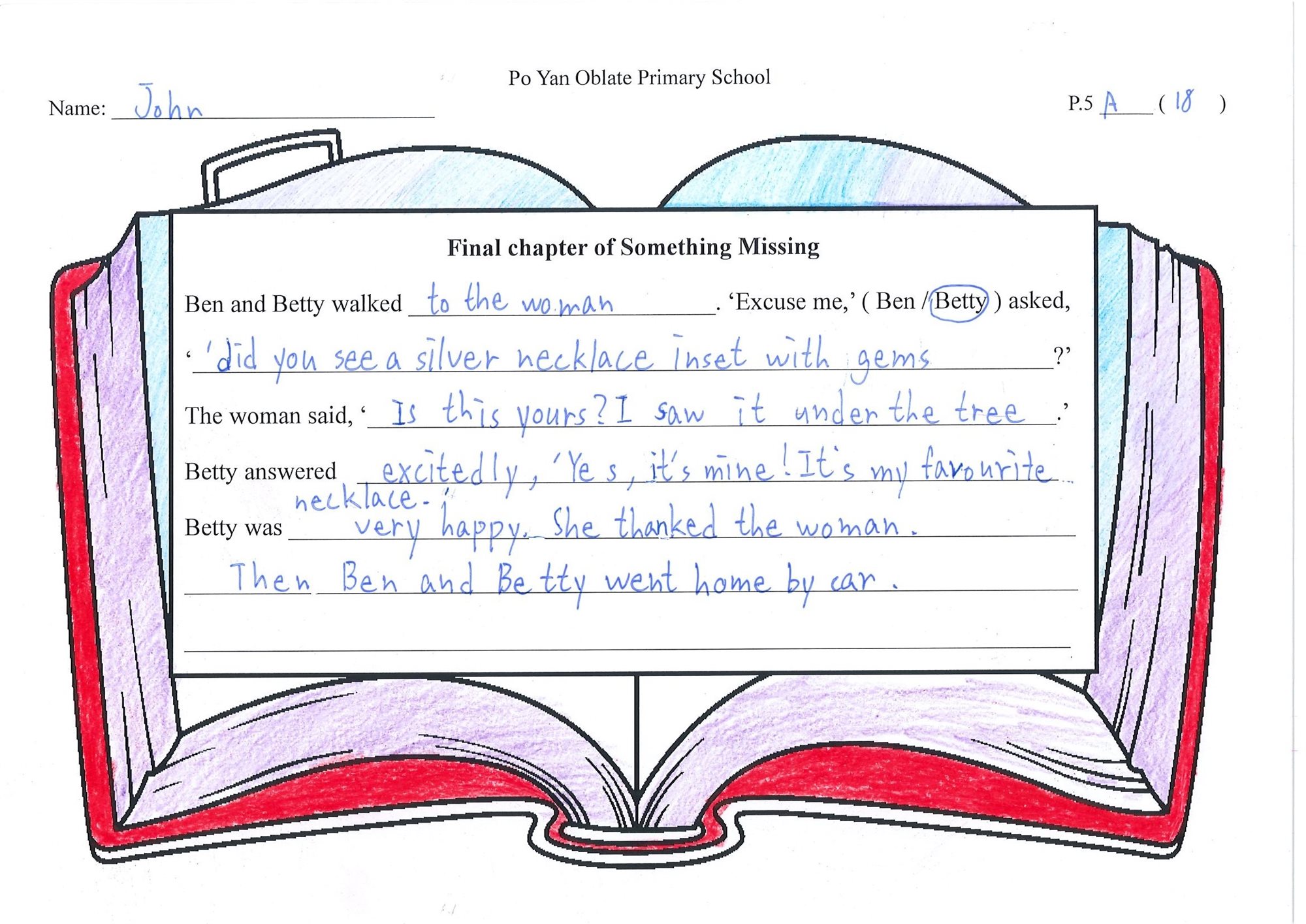 2021-22 5A Pupils Work