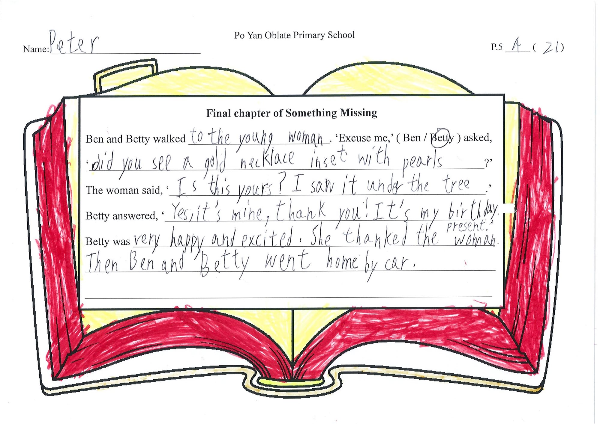 2021-22 5A Pupils Work